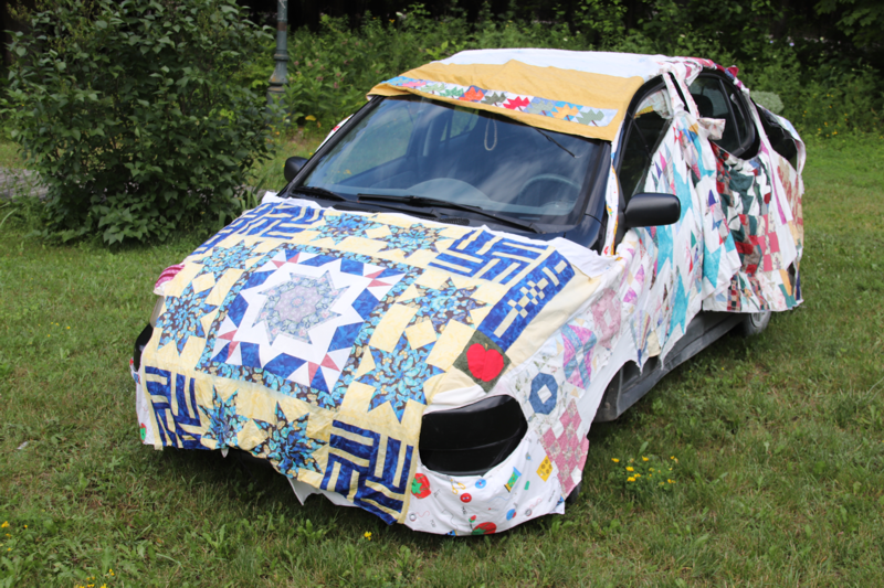 Quilt car – Larry and June's Adventure